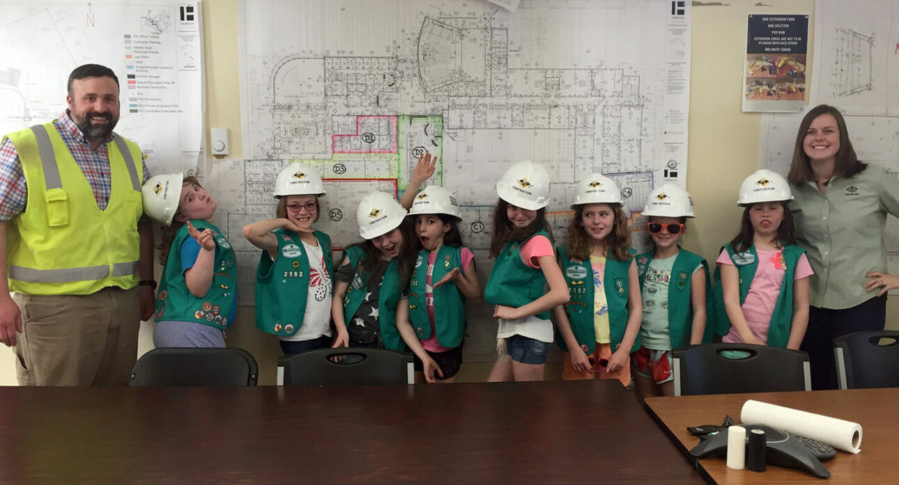 Girl Scouts Learn About Construction and Engineering - PC Construction