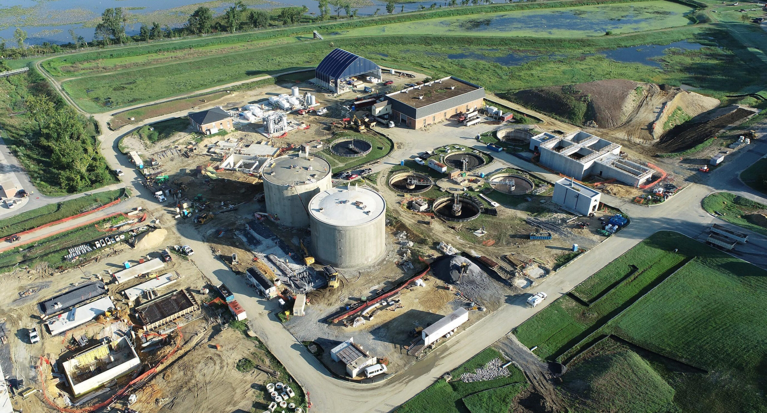Solids Building Erected at the Piscataway WRRF Using Precast Wall ...