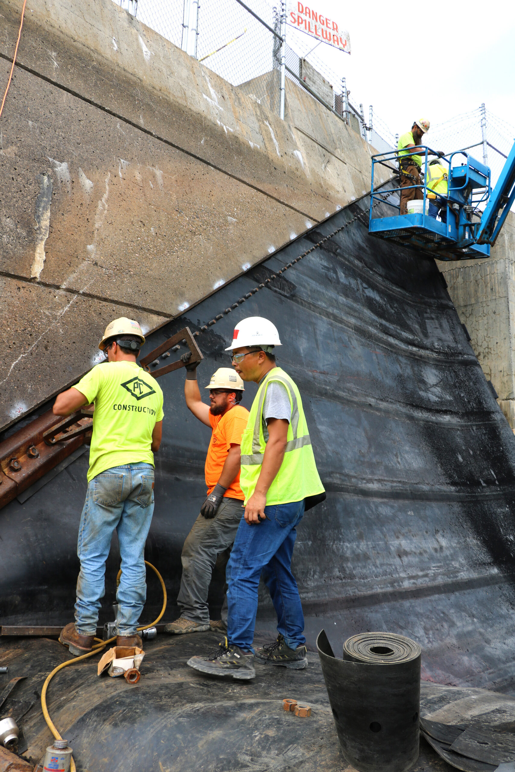 Highgate Falls Rubber Bladder Replacement - PC Construction