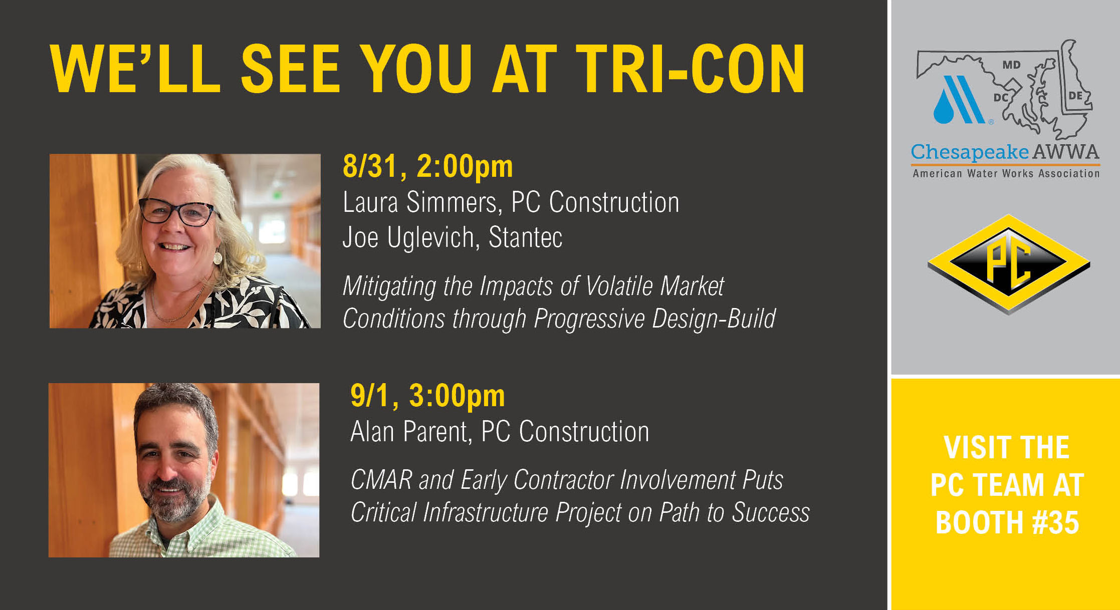 Look Out for PC at Tri-Con - PC Construction