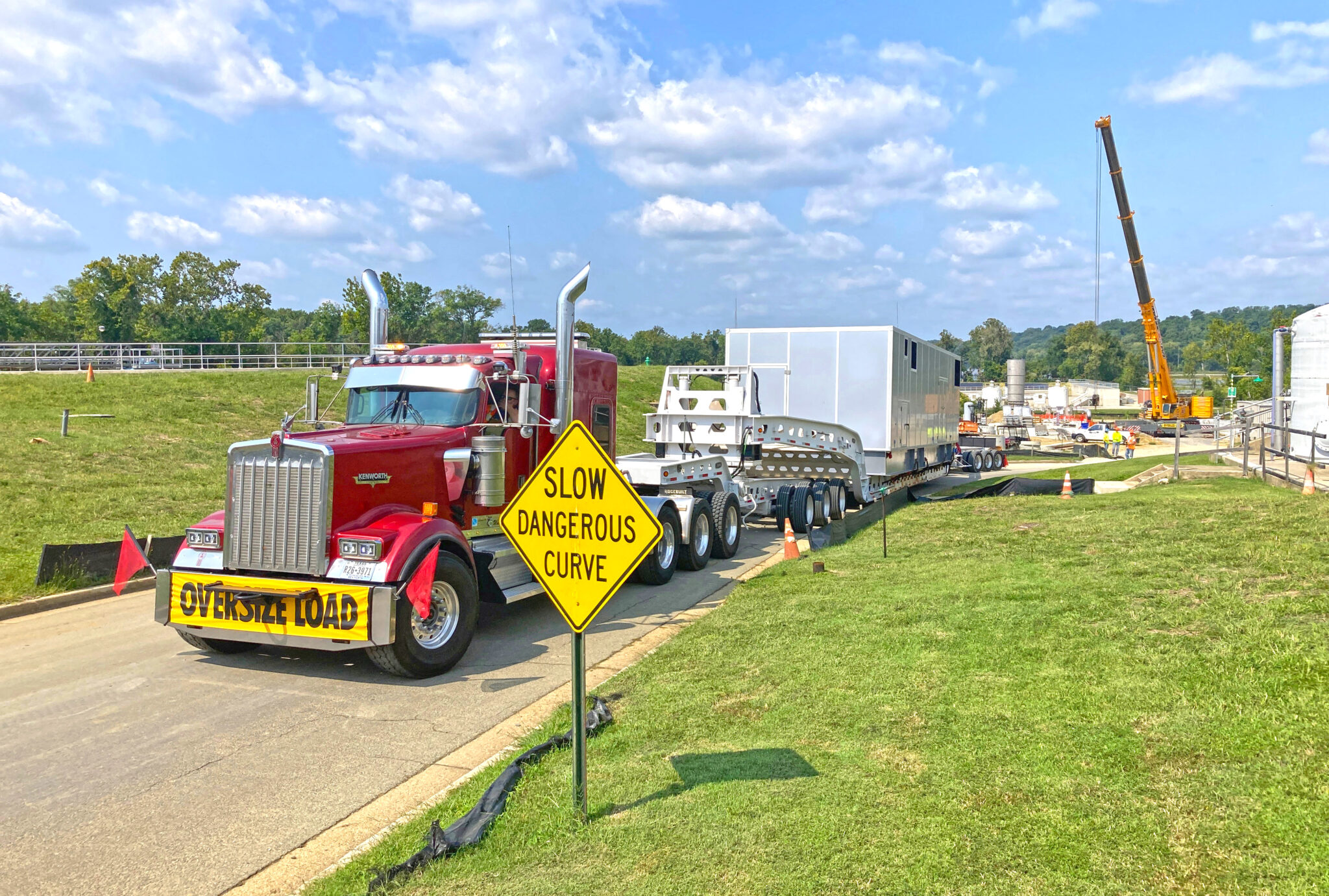 The First CHP Generator Completes its Journey - PC Construction