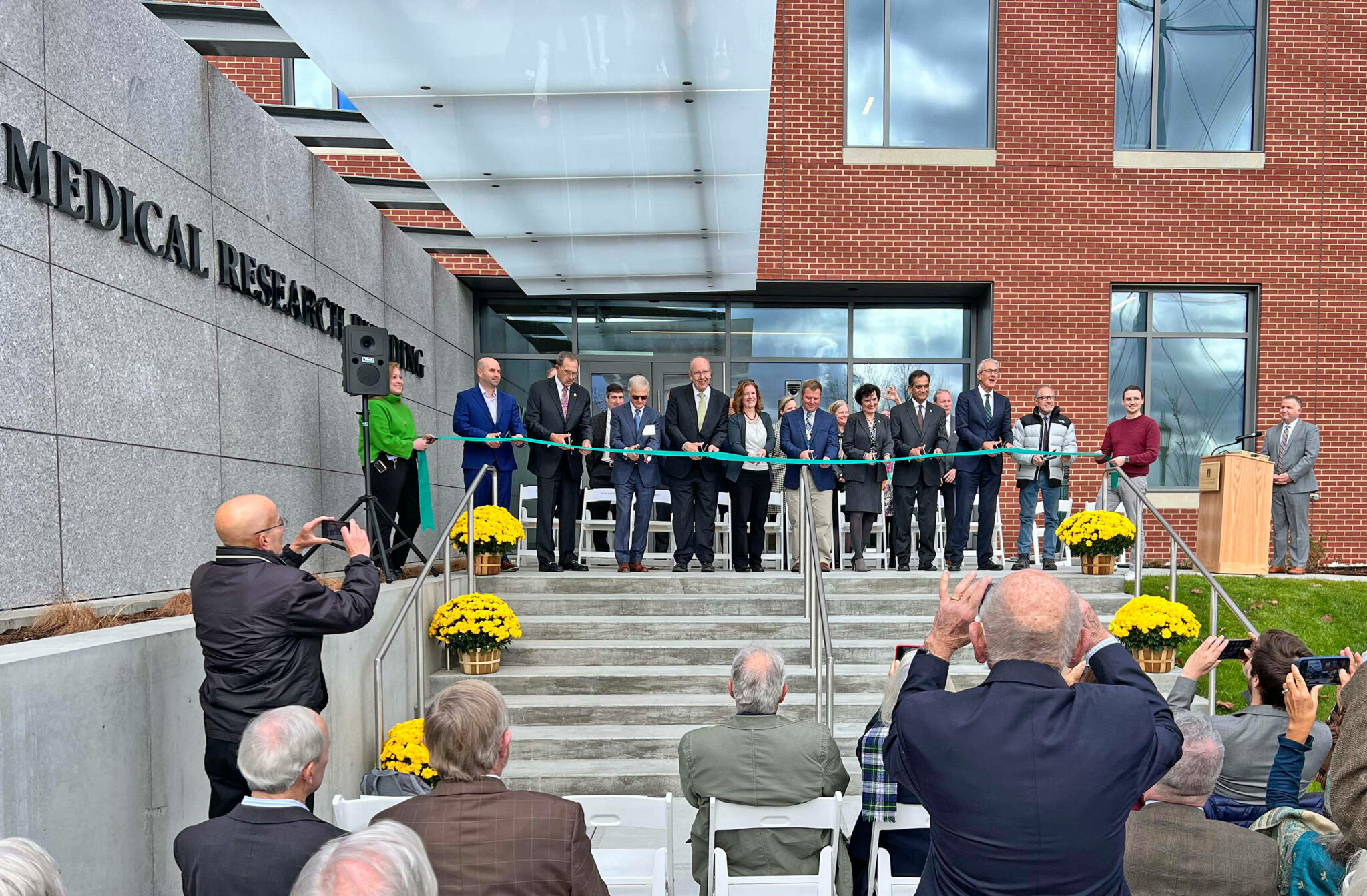 Ribbon Cut on Firestone Medical Research Building - PC Construction