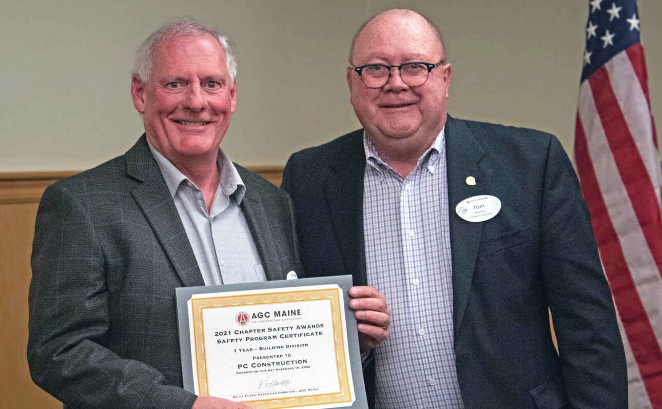 PC Recognized by AGC Maine - PC Construction