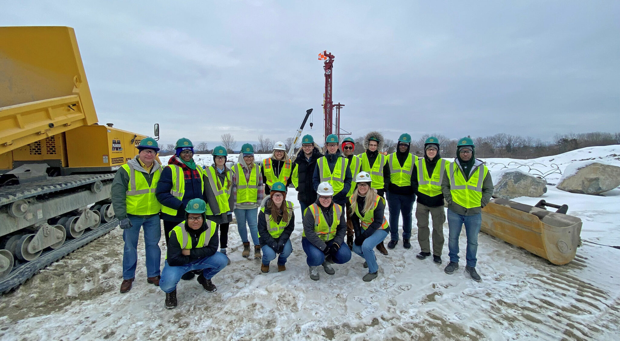 Clarkson Students Visit Vermont Jobsite - PC Construction