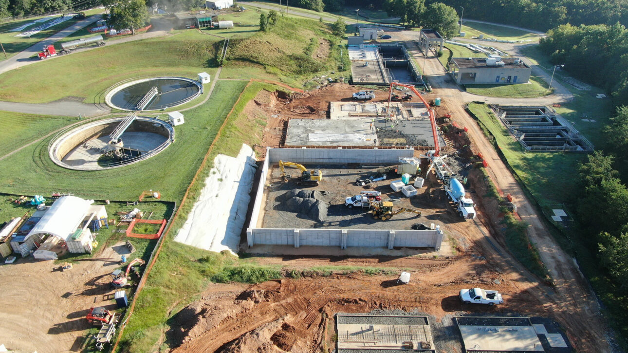 Milestone Celebrated at Henry Fork WWTP Project - PC Construction