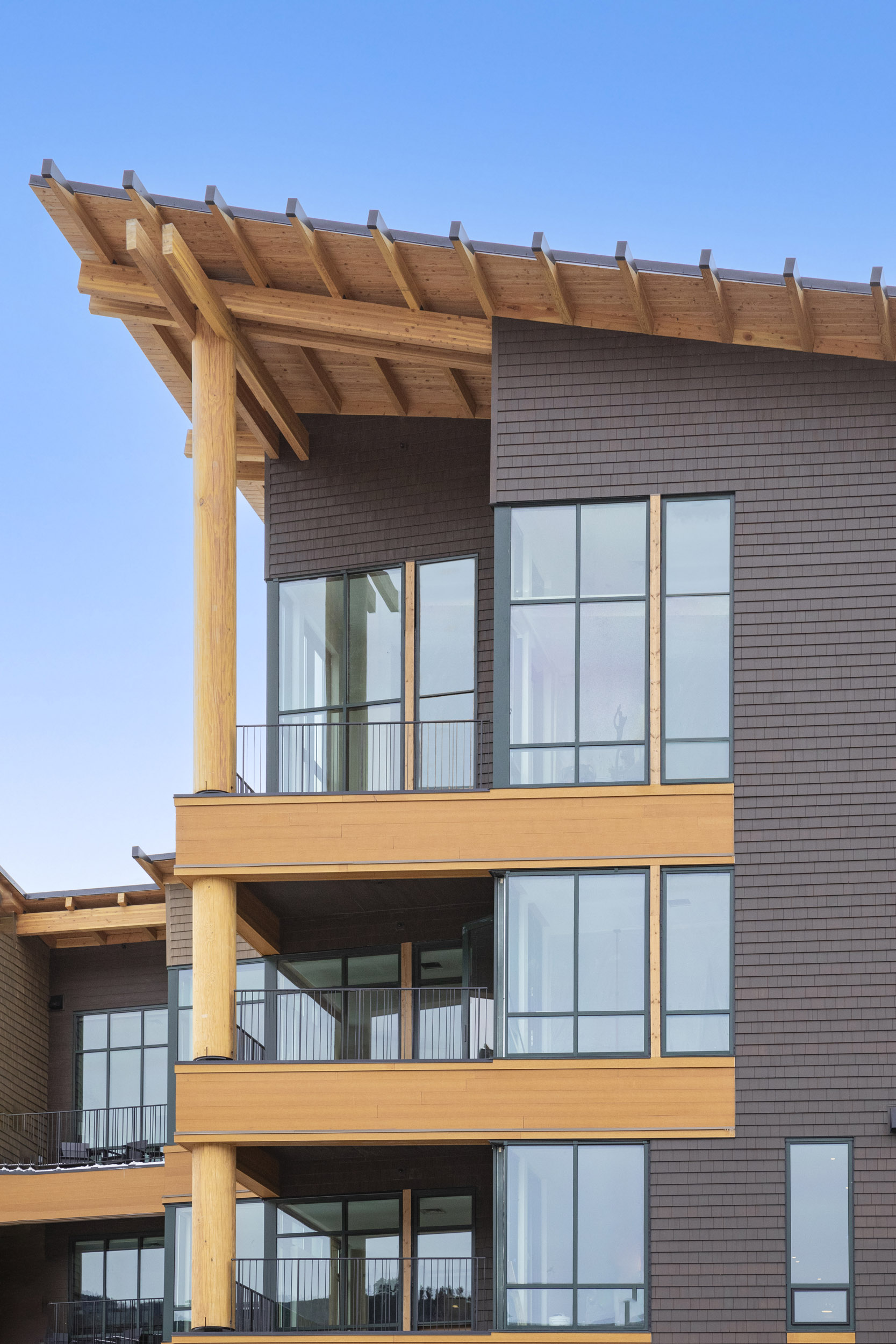The Treehouse and Parking Garage at Spruce Peak - PC Construction