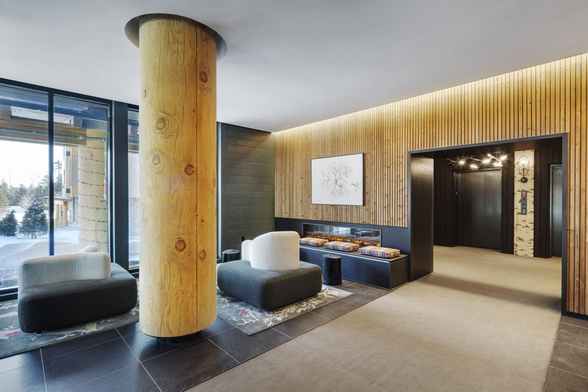 The Treehouse and Parking Garage at Spruce Peak - PC Construction