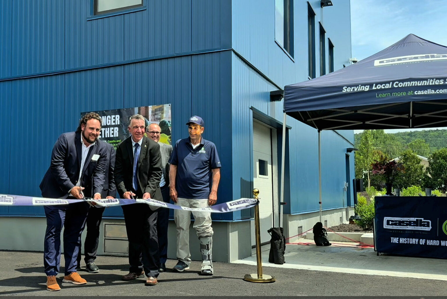 Casella Waste Management Celebrates New Office Building - PC Construction
